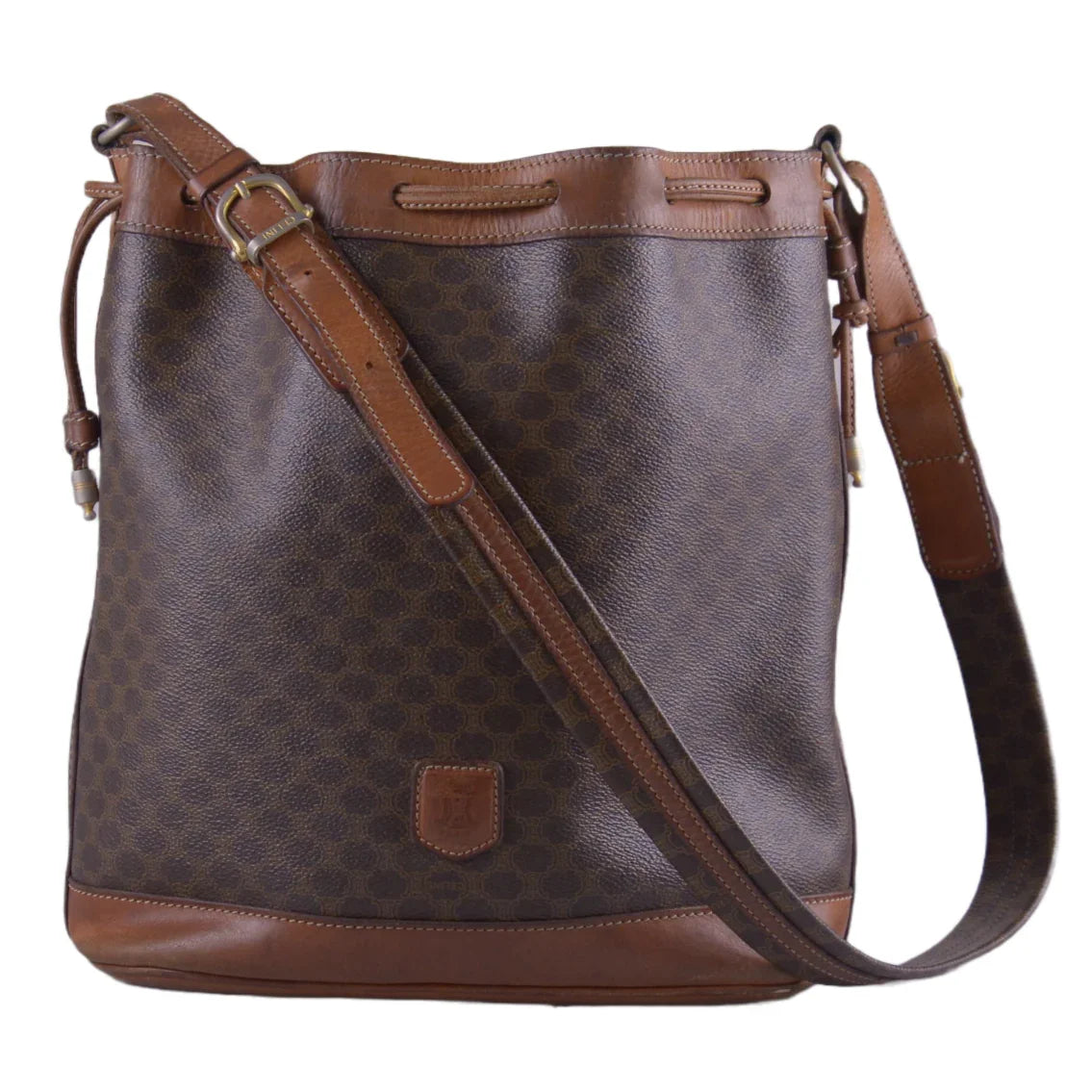 Celine Macadam Monogram Drawstring Bucket Bag – Lost Designer