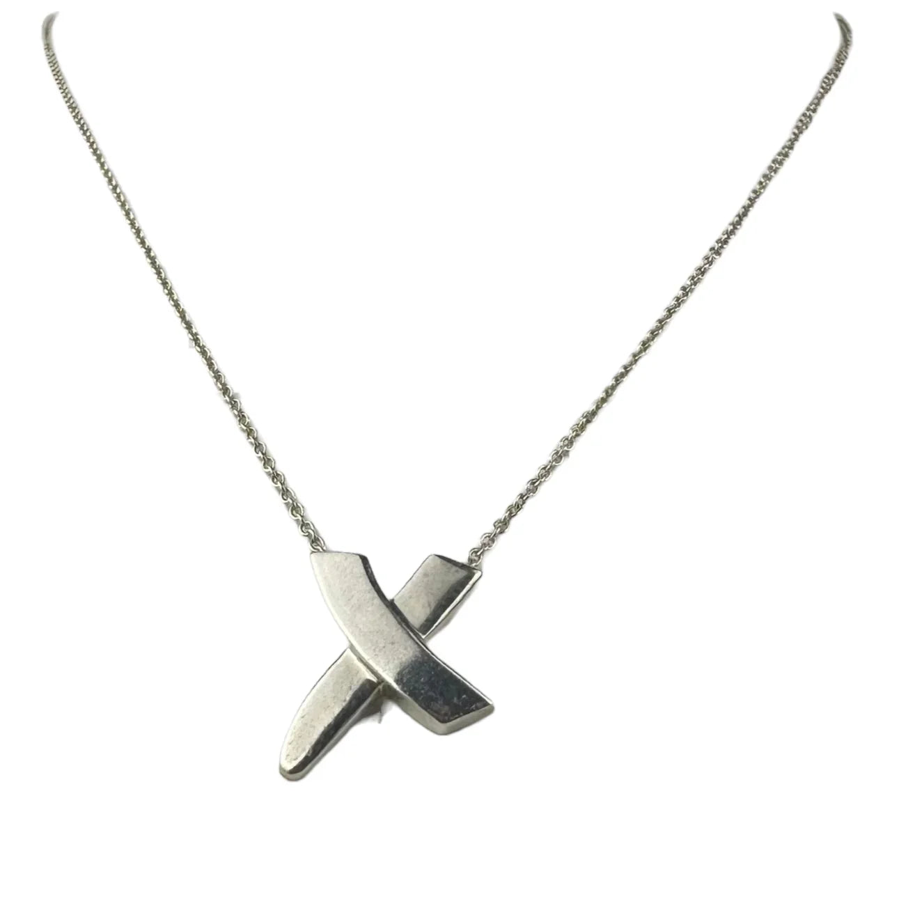 Tiffany & Co Paloma's Graffiti X Pendant Necklace Sterling Silver ...